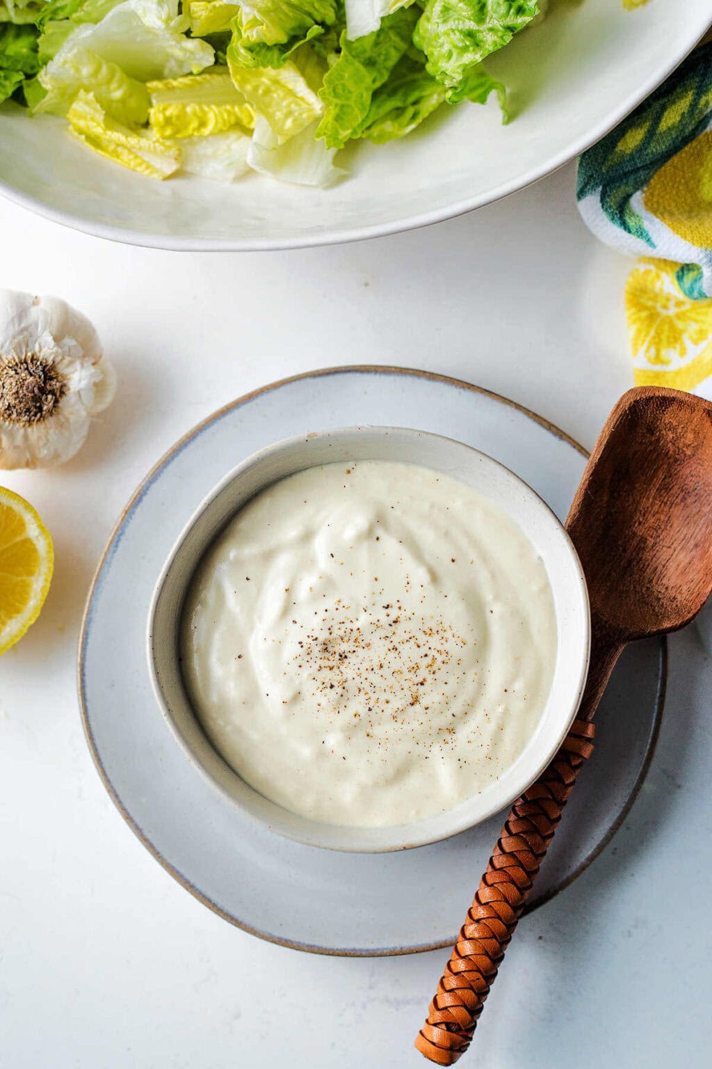 Greek Yogurt Caesar Dressing Recipe Without Anchovies - Life, Love, and ...