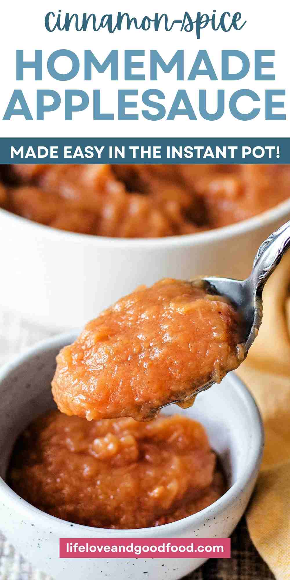 Easy Instant Pot Applesauce With Skins - Life, Love, and Good Food