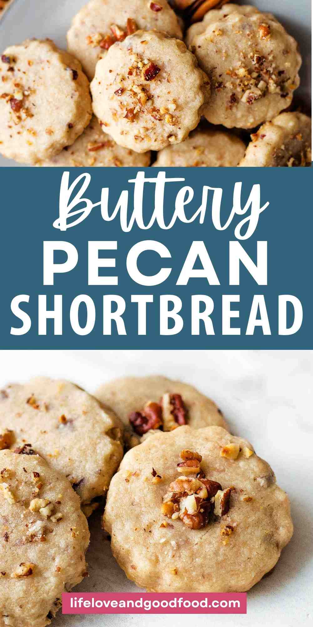 Pecan Shortbread Cookies - Life, Love, and Good Food
