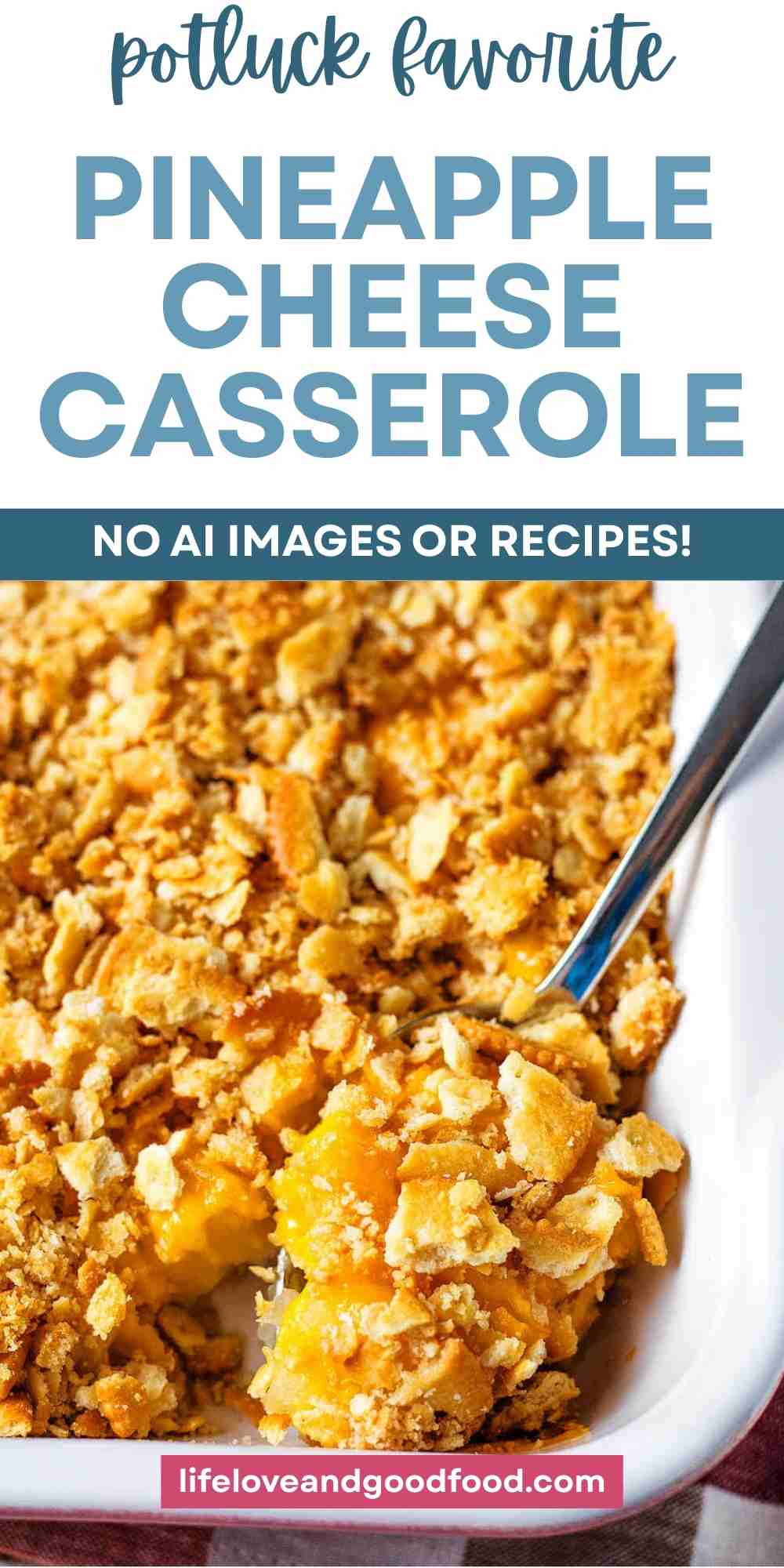 Pineapple Casserole With Ritz Cracker Topping - Life, Love, and Good Food