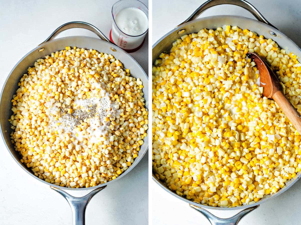 Creamed Corn Recipe Easy Skillet Version Life Love And Good Food